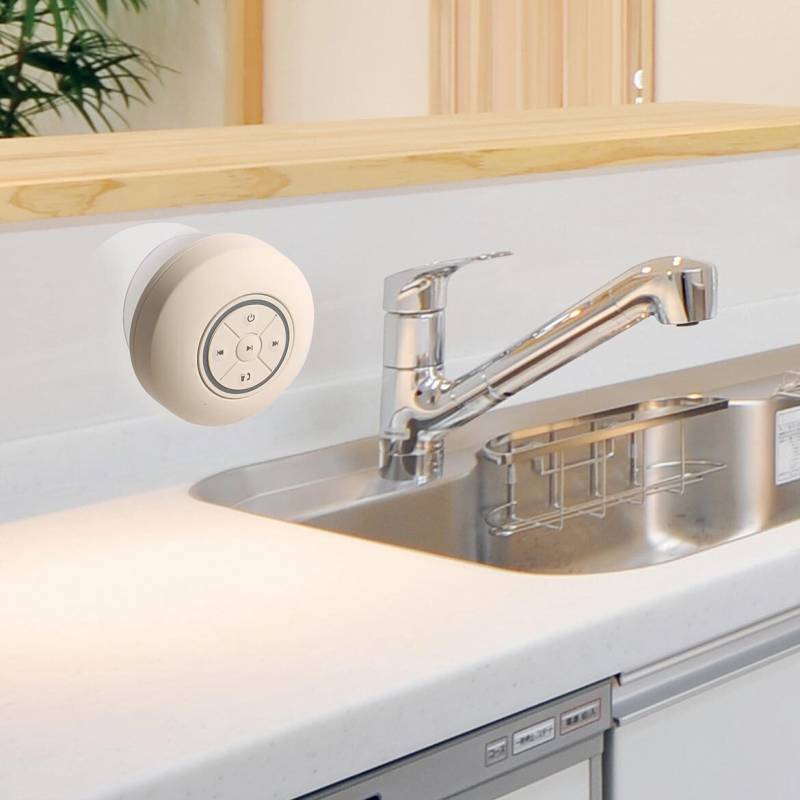 #ウォータープルーフライティングスピーカーMS-010 吸盤式Bluetoot… | 家電BOX /カデンボックス/kadenbox