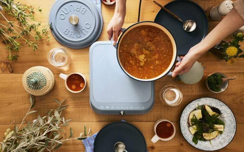 #BRUNO より、ヨーロッパのガスコンロをイメージした #IHクッキングヒー… | 家電BOX /カデンボックス/kadenbox